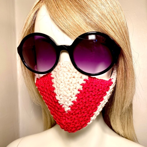 Pepper Couture | Accessories | Sweater Knit Earloop Face Mask | Poshmark